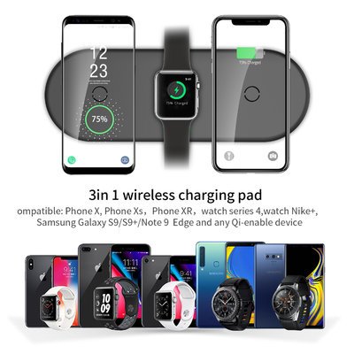 3 IN 1 WIRELESS CHARGER Multi-function Simultaneously Fast Wireless Charger For Apple Watch For iPhone For Apple supplier