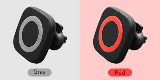 MAGNETIC WIRELESS CAR CHARGER  QI car mount wireless charger for SAMSUNG iPhone any mobile phone 10W fast charging supplier