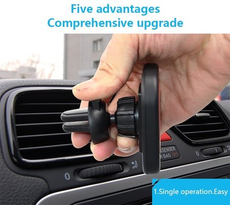 MAGNETIC WIRELESS CAR CHARGER  QI car mount wireless charger for SAMSUNG iPhone any mobile phone 10W fast charging supplier