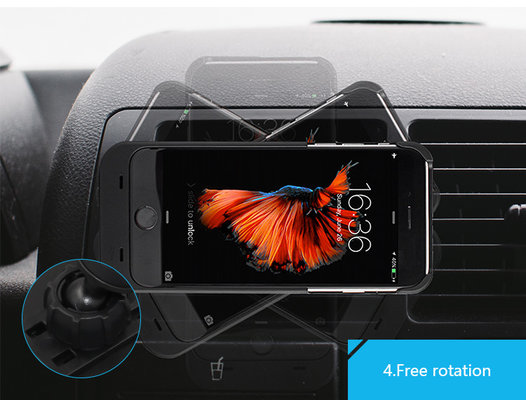 MAGNETIC WIRELESS CAR CHARGER  QI car mount wireless charger for SAMSUNG iPhone any mobile phone 10W fast charging supplier