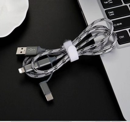 3 IN 1 SYNC AND CHARGE CABLE, LIGHTNING MICRO TYPE-C FOR ALL SMART PHONES CHARGING AND DATA TRANSFER supplier