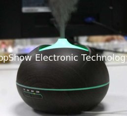 400ml Household Wood Grain Ultrasonic Essential Oil Aroma Humidifier