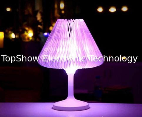 New Changeable Shape Colorful Warm Light Desk Lamp With Tactile Switch For Home