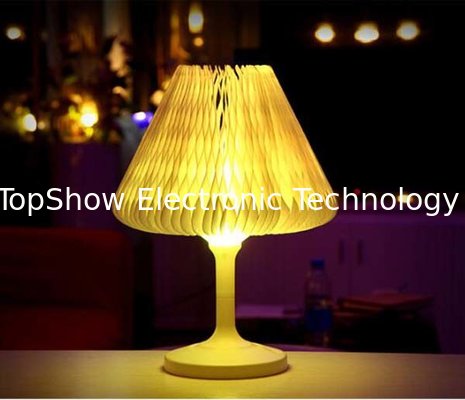 New Changeable Shape Colorful Warm Light Desk Lamp With Tactile Switch For Home