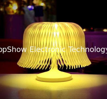 New Changeable Shape Colorful Warm Light Desk Lamp With Tactile Switch For Home