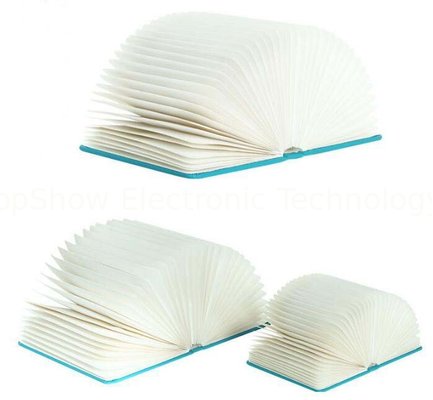 PU Cover 360 Degree Adjustable Rechargable Book Shape Light For Gift