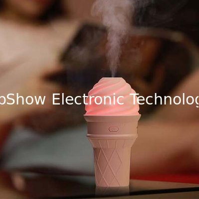 Creative Colorful USB Ice Cream Car Mini Air Humidifier with Led Lamp