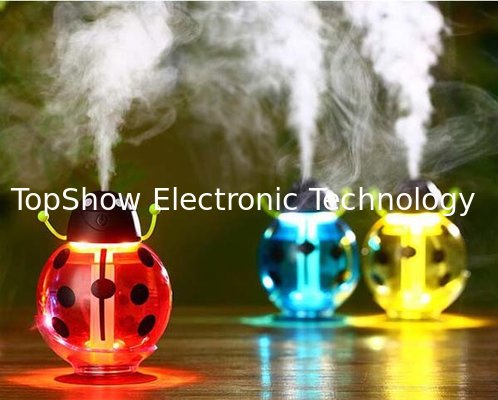 Mini USB Powered Home Car Desktop Beatles Aroma Humidifier With Night Light