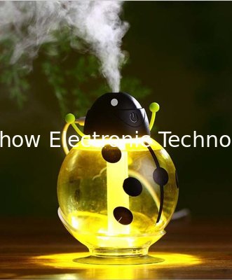 Mini USB Powered Home Car Desktop Beatles Aroma Humidifier With Night Light