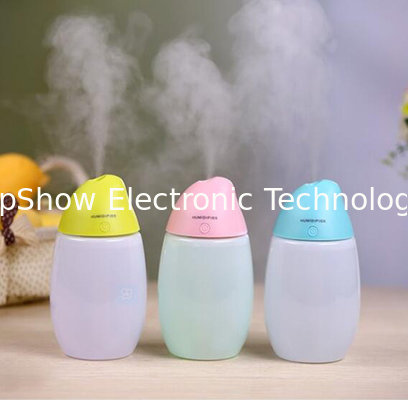 400ml Large Water Tank Tabletop Mini USB Charge Mango Humidifier With Led Light