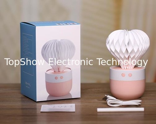 Mini Humidifier 7 Color Night Light Ball Cactus Air Humidifiers USB Desktop Humidifier for Car