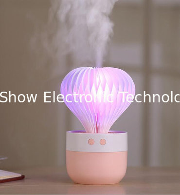 Mini Humidifier 7 Color Night Light Ball Cactus Air Humidifiers USB Desktop Humidifier for Car