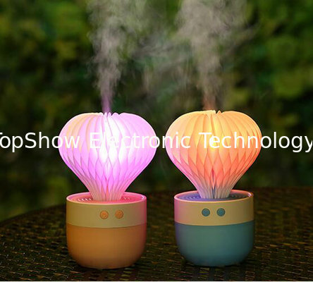 Mini Humidifier 7 Color Night Light Ball Cactus Air Humidifiers USB Desktop Humidifier for Car