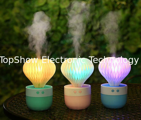 Mini Humidifier 7 Color Night Light Ball Cactus Air Humidifiers USB Desktop Humidifier for Car