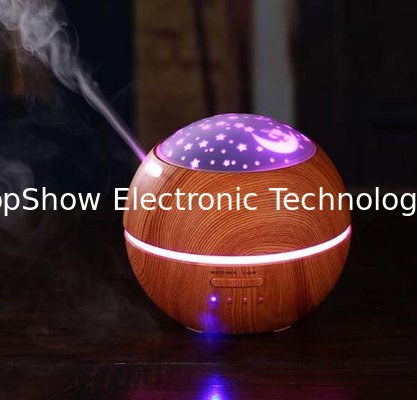 Essential Oil Diffuser 150ML Shadow Wood Grain  Ultrasonic Aroma Diffuser Humidifier