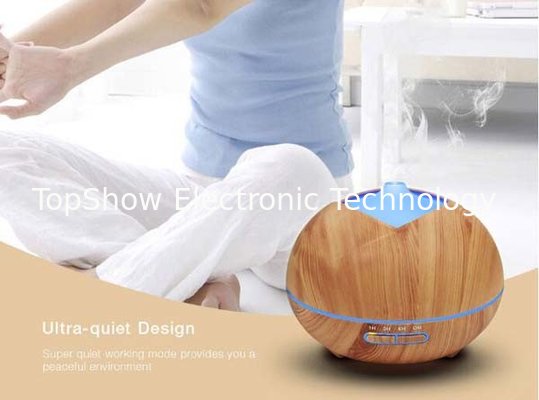 400ml Household Wood Grain Ultrasonic Essential Oil Aroma Humidifier