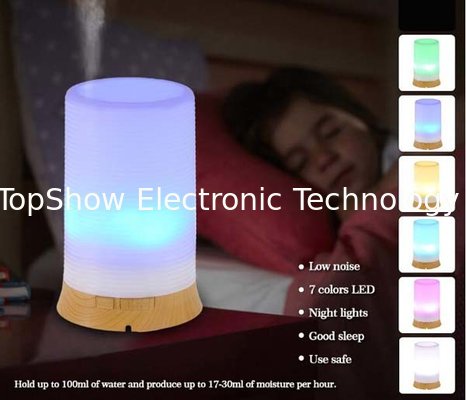 Essential Oil Diffuser 100ml Cool Mist Aroma Humidifier With 7Color LED Light