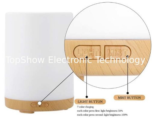 200ml Cool Mist Essential Oil Aroma Humidifier With 7Color LED Light