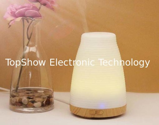 100ml Auto Shut-off Ultrasonic Oil Diffuser Cool Mist Aroma Humidifier With Color LED Lights