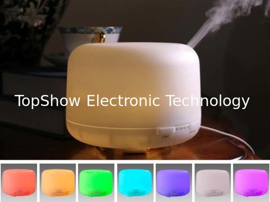 500ML Ultrasonic Air Aroma Humidifier Fogger With Color LED Lights For Home