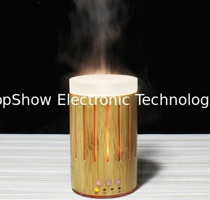 Real Bamboo Essential Oil Diffuser Cool Mist Ultrasonic Aroma Diffuser
