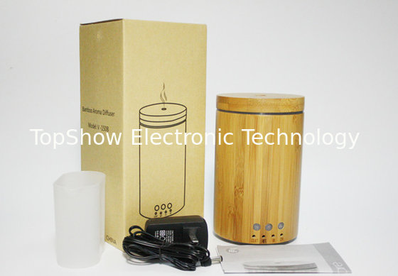 Real Bamboo Essential Oil Diffuser Cool Mist Ultrasonic Aroma Diffuser