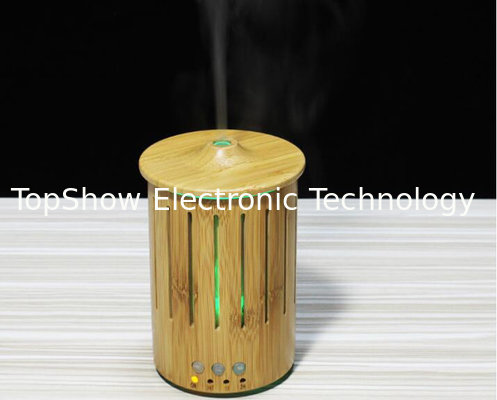 Real Bamboo Essential Oil Diffuser Cool Mist Ultrasonic Aroma Diffuser