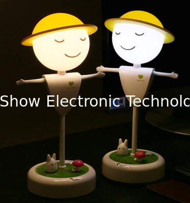 Topshow Creative LED Lovely Touch Sensor Scarecrow Night Light For Kids