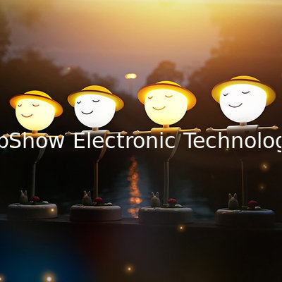 Topshow Creative LED Lovely Touch Sensor Scarecrow Night Light For Kids
