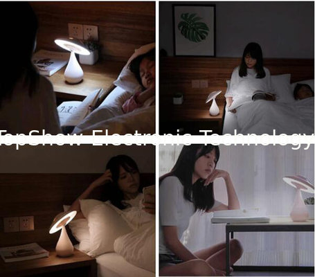 2018 New LED Desk Lamp Rotating Mushroom Night Light Mushroom Air Purifying Lamp