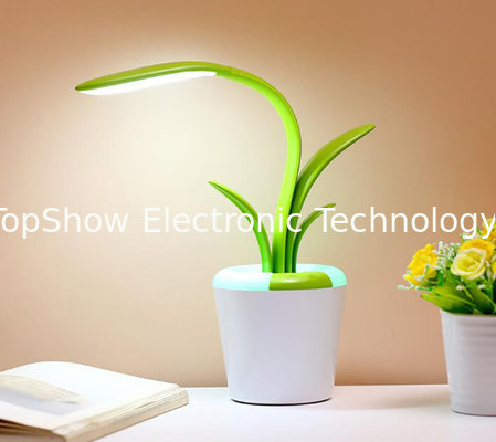 USB Rechargeable LED Desk Eye-protecting Kaffir Lily Reading Lamp For Children