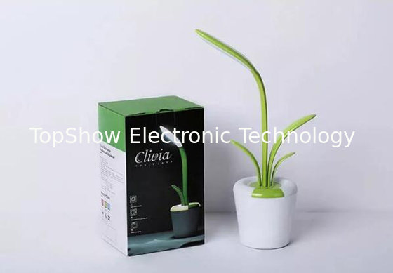 USB Rechargeable LED Desk Eye-protecting Kaffir Lily Reading Lamp For Children