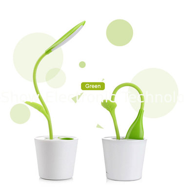 USB Rechargeable Touch Doudou Miao LED Table Lamp With Pen Holder