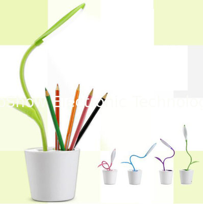 USB Rechargeable Touch Doudou Miao LED Table Lamp With Pen Holder