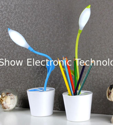 USB Rechargeable Touch Doudou Miao LED Table Lamp With Pen Holder