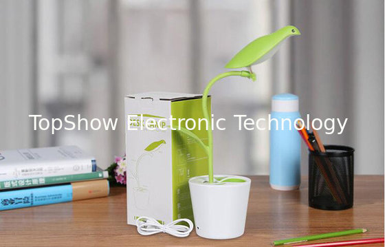 Creative Free Bird LED Table Lamp USB Rechargeable Touch Lamp With Pen Holder