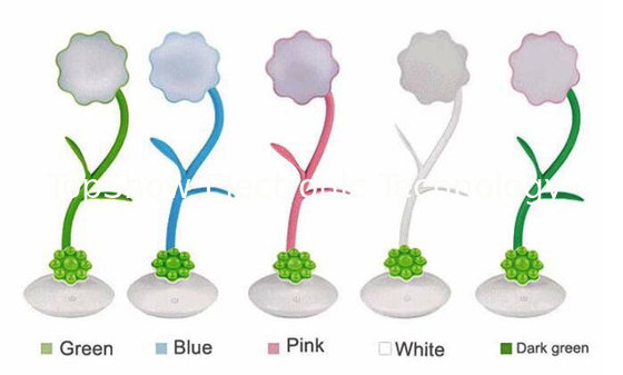 Hot Selling Creative Rechargeable Sunflower LED Desk Lamp With Phone Stand