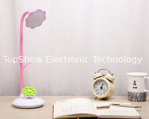 Hot Selling Creative Rechargeable Sunflower LED Desk Lamp With Phone Stand