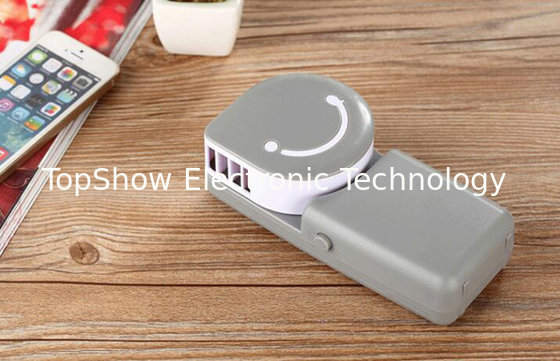 Portable Smile Adjustable Rechargable Handheld USB Mini Air Conditiong Fan