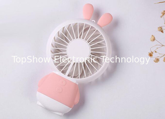 Creative USB Linglong Rabbit/Damo Bear Night Lamp Mini Handheld Fan