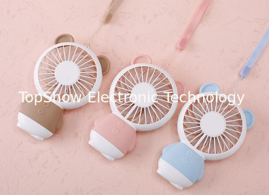 Creative USB Linglong Rabbit/Damo Bear Night Lamp Mini Handheld Fan