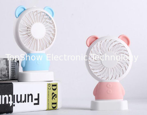 Creative USB Linglong Rabbit/Damo Bear Night Lamp Mini Handheld Fan