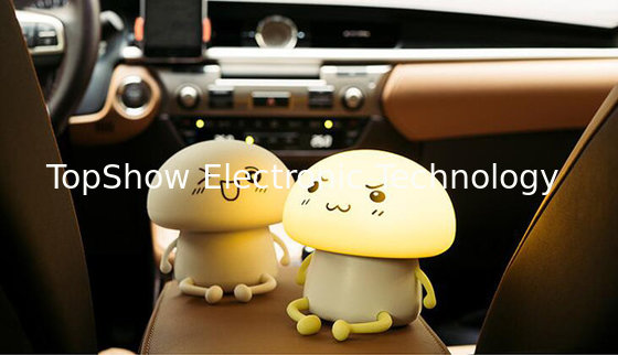 USB Mushroom Bedside Silicone Night Lamp LED Silicone Night Light for Baby Kids Children
