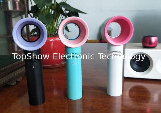 USB Mini Leafless Fan Portable Handheld Chargeable Mini Bladeless Fan