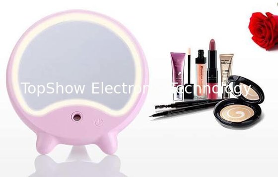 Desktop LED Light Makeup Mirror Mist Humidifier For Beauty Salon