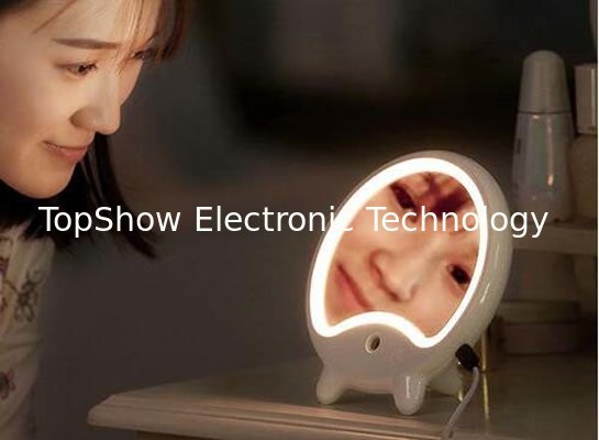 Desktop LED Light Makeup Mirror Mist Humidifier For Beauty Salon