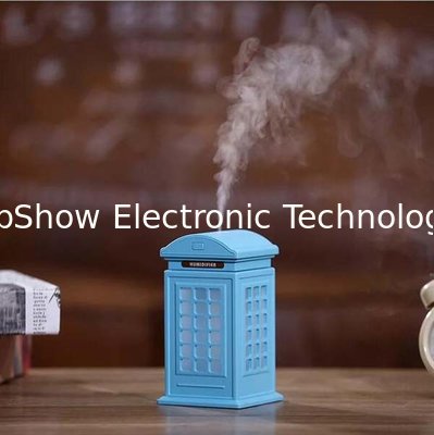 Creative Vintage British Style Phone Booth Humidifier 300ml USB LED Cool Mist Humidifiers