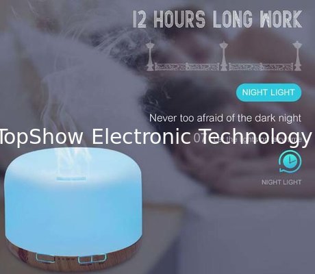 500ml Premium Essential Oil Diffuser, Ultrasonic Aromatherapy Fragrant Oil Vaporizer Humidifier