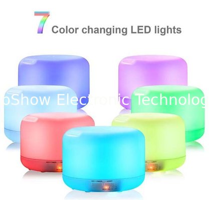 500ml Aromatherapy Essential Oil Diffuser Humidifier Room Decor Lighting with 7 LED Color