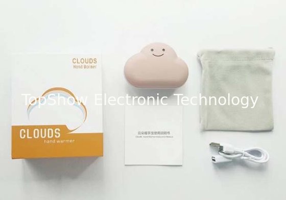 New Fashion Gift 3600mah Mini Cloud Hand Warmer Mobile charger Power Bank